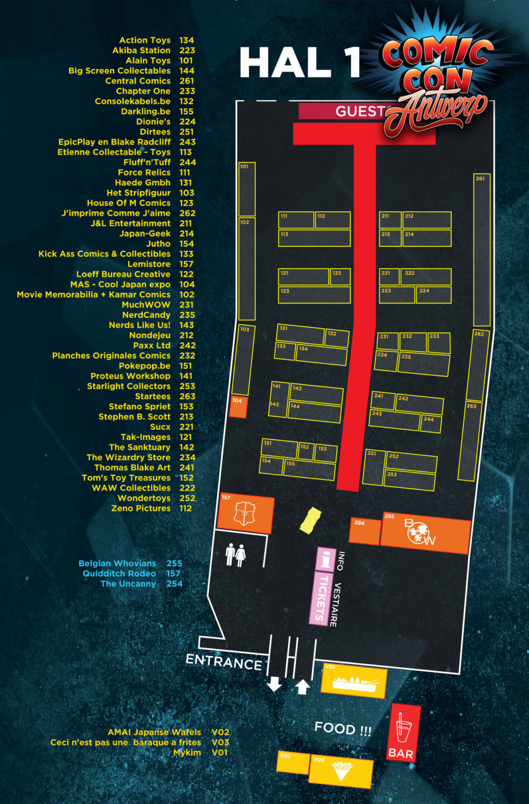 floor plan 2019 - Comic Con Antwerp