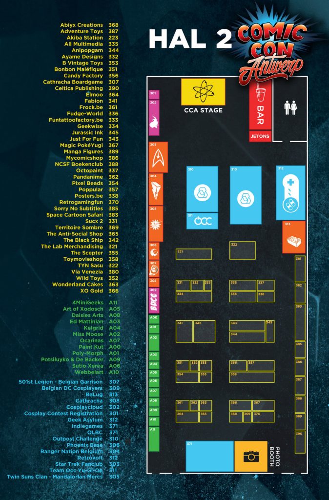 floor plan 2019 - Comic Con Antwerp
